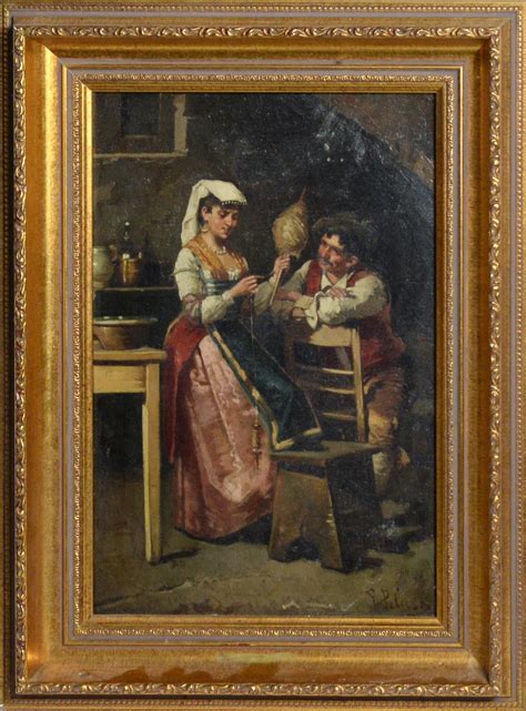 Francesco Peluso The Spinner And Her Beau Mutualart