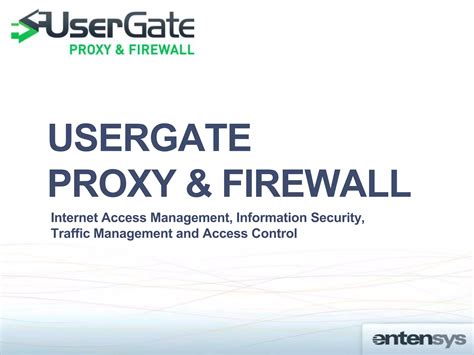 usergate proxy and firewall pptx