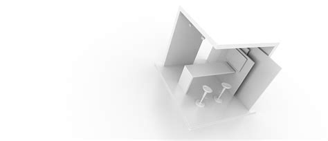 빈 전시 부스 복사 공간 일러스트레이션 오리지널 디자인 3d 렌더링 0명에 대한 스톡 사진 및 기타 이미지 0명 공란 광고 Istock