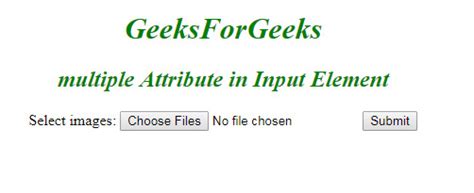 Html Multiple属性用法及代码示例 纯净天空