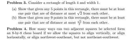 Solved Consider A Rectangle Of Length And Width Show Chegg