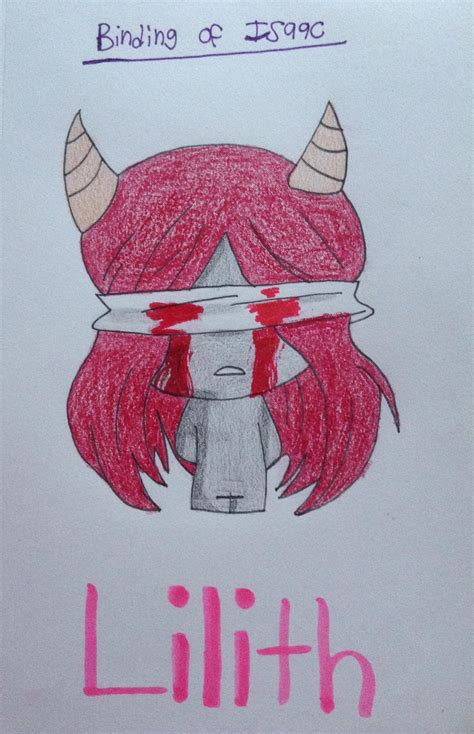 The Binding Of Isaac Lilith By Vanillafireflies On Deviantart