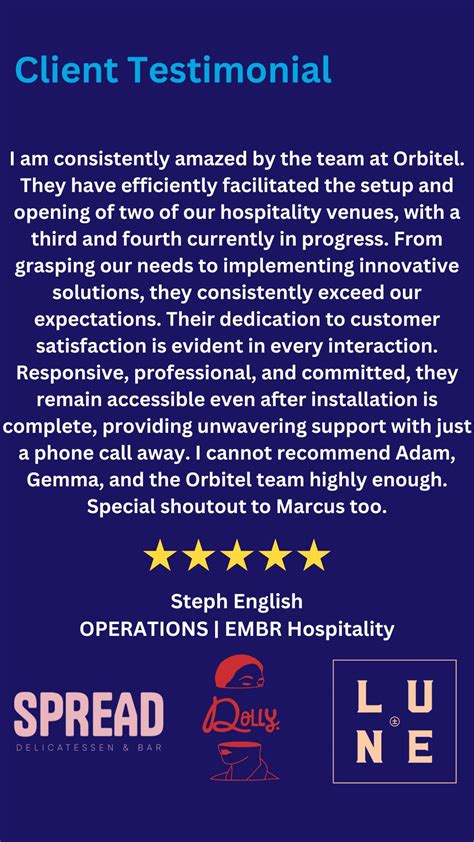 Orbitel Technologies On Linkedin 🌟 Monday Motivation 🌟 Thrilled To Receive Such A Glowing