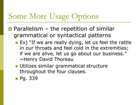 Sentence Structure In Regards To Style Ppt Download