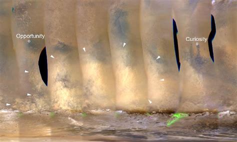 Nasa Monitoring Huge Martian Dust Storm In The Path Of Curiosity And