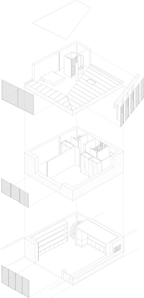 Noel Dominguez Adds Timber Cube House Into Parisian Garden