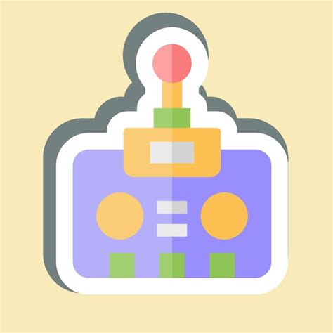 Premium Vector Sticker Drone Controller Related To Drone Symbol