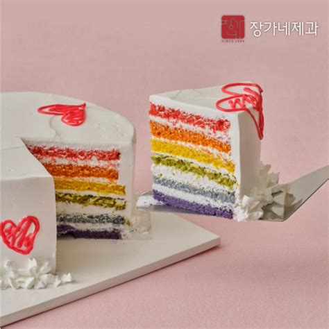 레인보우 케이크시트 Diy만들기키트 3색6색 무지개케이크 미니 1호 2호 티몬