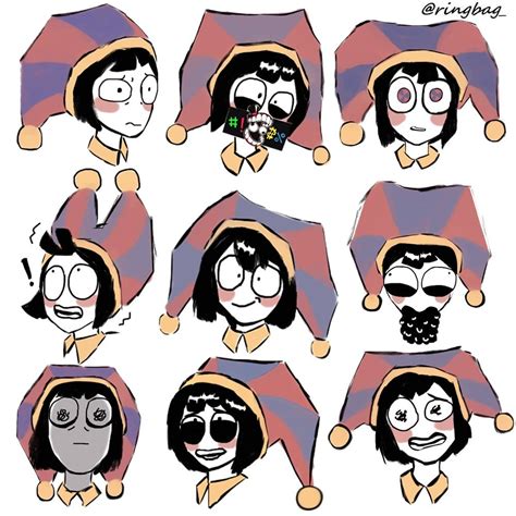 Pomni Expressions Im Artist R Thedigitalcircus
