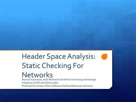 PPT Header Space Analysis Static Checking For Networks PowerPoint Presentation ID 2758881