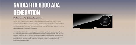 Nvidia Rtx 6000 Ada Generation Graphic Cards 48gb Gddr6 Ecc 384 Bit