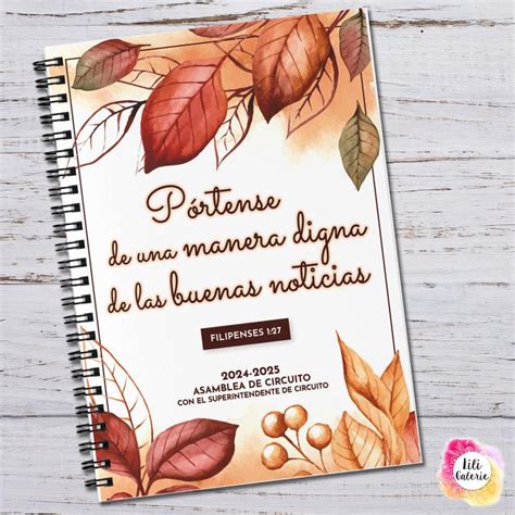 Jw Circuit Assembly 2024 2025 Notebook Printable File Spanish Behave In A Manner Worthy