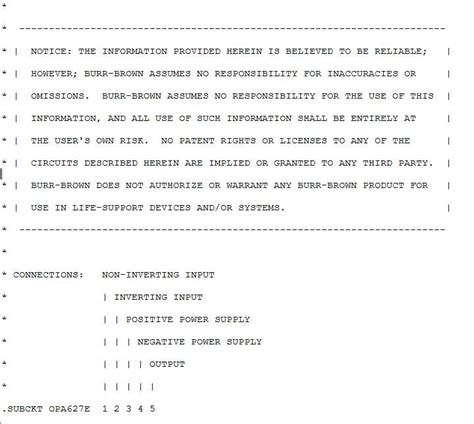 OPA PSPICE MODEL QUESTIONS Amplifiers Forum Amplifiers TI E E Support Forums