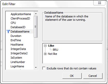 Creating A Trace Template In SQL Server Profiler