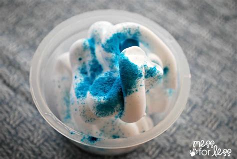 Shaving Cream And Water Bead Cupcakes Mess For Less
