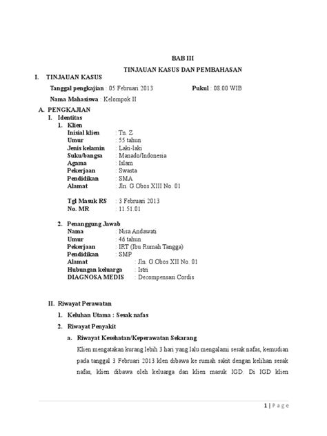 Askep Decompensasi Cordis Pdf