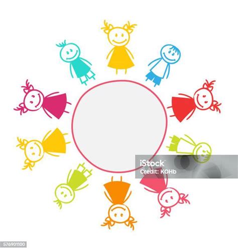 웃는 소녀 와 소년 고립 된 에 화이트 배경 귀여운에 대한 스톡 벡터 아트 및 기타 이미지 귀여운 그림 그리기 남성 Istock