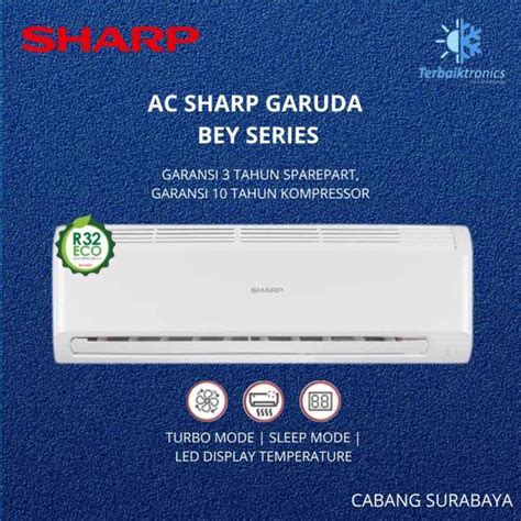 Jual Ac Sharp Ac 1 2 Pk Ah 05bey Dan Ac 1pk Ah 09bey R32 Ac Sharp 0