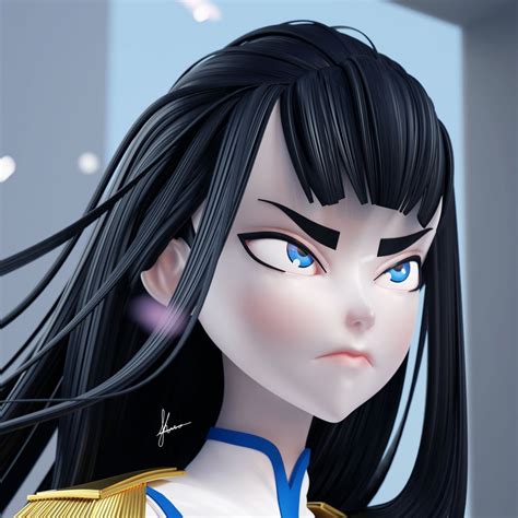 My Fan Art Of Satsuki Kiryuin 🤍 Ranimeart