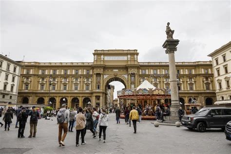 Massive Building With An Arch Gate In Florence Editorial Photography Image Of Florence City