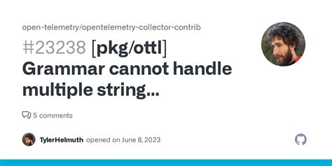 Pkg Ottl Grammar Cannot Handle Multiple String Parameters Where The
