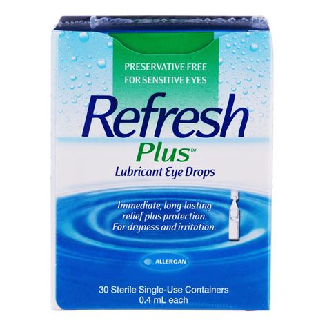 Refresh Plus Lubricant Eye Drops 30x0 4ml Alcare Pharmaceuticals Pte Ltd