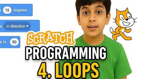 Loops Lesson 4 Scratch Programming Minieinstein123 Youtube