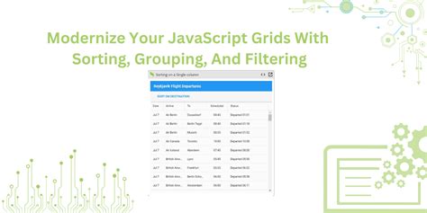 Modernize Javascript Grids Sorting Grouping And Filtering