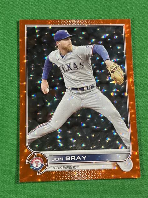 Jon Gray 299 Ssp 2022 Topps Update Series Orange Foilboard Us163