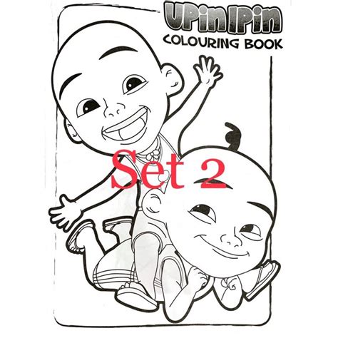 Mewarna Upin Ipin Coloring Pages Download Cepat Gambar Mewarna Upin