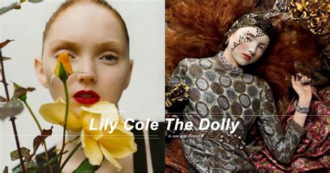 Lily Cole！不變的時尚界娃娃臉精靈，以模特視角創作個人影像系列！