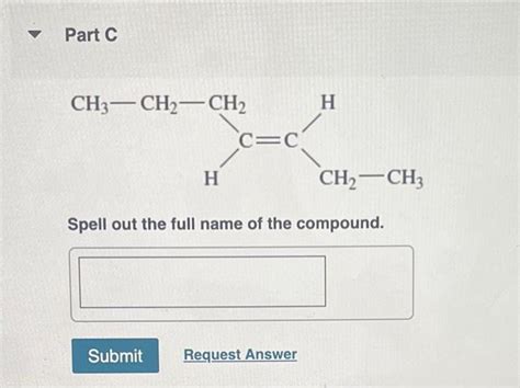 Solved Give The Iupac Name For Each Of The Following Using