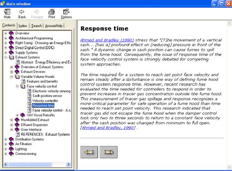 Screen Image Of The Design Guide Showing Nested Structure Of