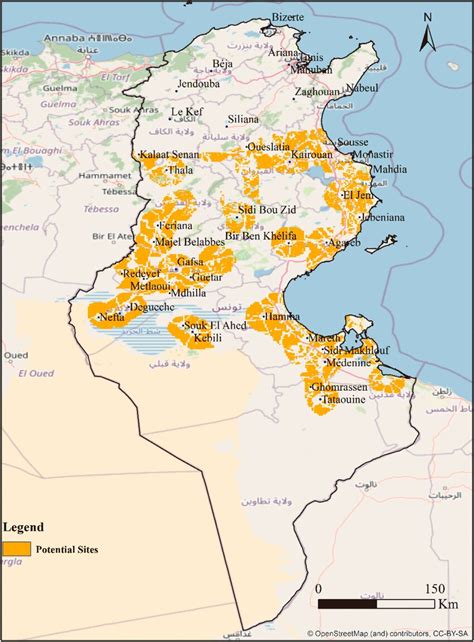 Suitability Map For Potential Sites Download Scientific Diagram