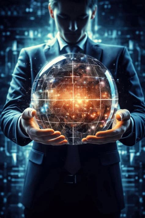 Globe On Abstract Background22 Stock Illustration Illustration Of Concept Cyber 301711365