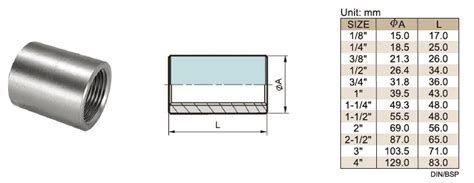 Rp15 Cl150 Bsp Standard Socket 316 Prochem