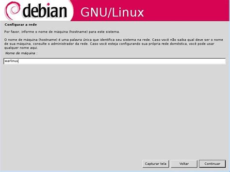 Debian Netinstall Parte 2 Instalação passo a pa Warlinux Pages