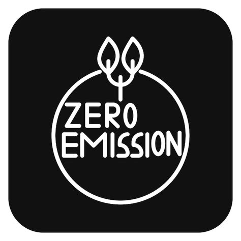 Premium Vector Zero Emission Vector Illustration