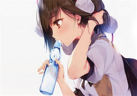 Charater Drinking Water