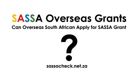 Types Of Sassa Grants With Comparison Chart