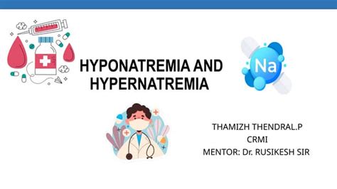 Hyponatremia And Hypernatremia Pptx Hormonal Disorders Endocrine