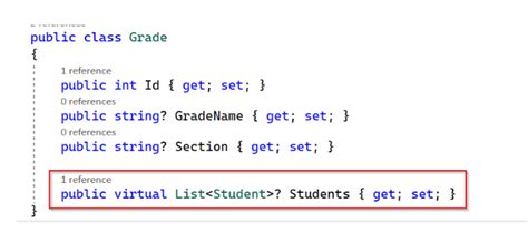Phần Tổng quan về Entity framework core