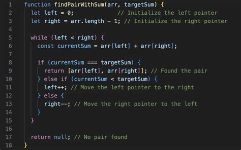 Javascript Data Structures And Algorithms Multiple Pointers Pattern Jacob Hargraves Posted On