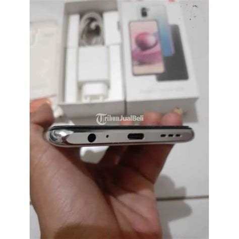 HP Bekas Xiaomi Redmi Note 10s Ram 6 64GB Putih Support NFC Fullset Normal Di Jakarta Pusat