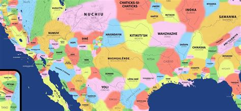 Printable Map Native American Tribes Beautiful Indigenous Peoples Of