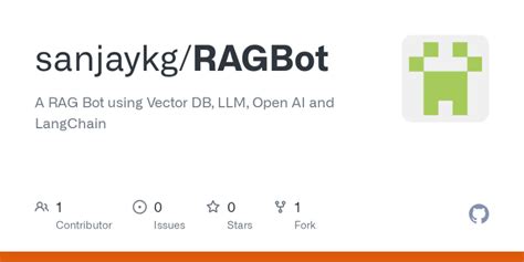 Github Sanjaykgragbot A Rag Bot Using Vector Db Llm Open Ai And Sanjay Gupta