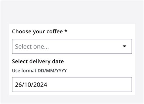 Date Input Intelligence Community Design System