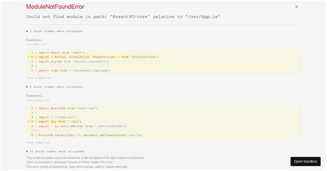 Create React App Codesandbox