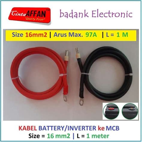 Promo Kabel 16 Mm2 Inverter Battery Ke Mcb Scc Panel Surya L 1 Meter Poroswonderland