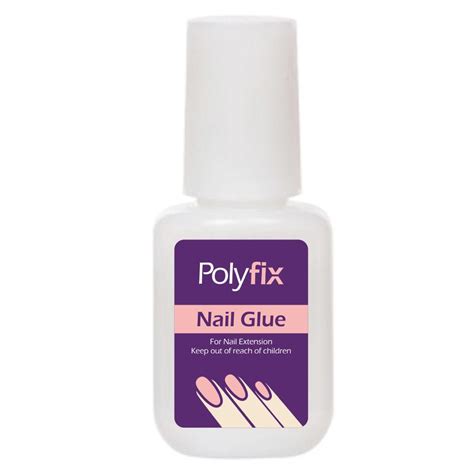 Buy Polyfix Nail Glue For Acrylic Nail Extension With Brush On